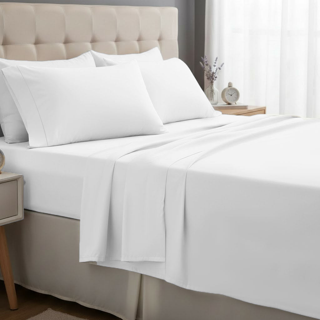 Wrinkle Guard 400tc Cotton Sheet Set