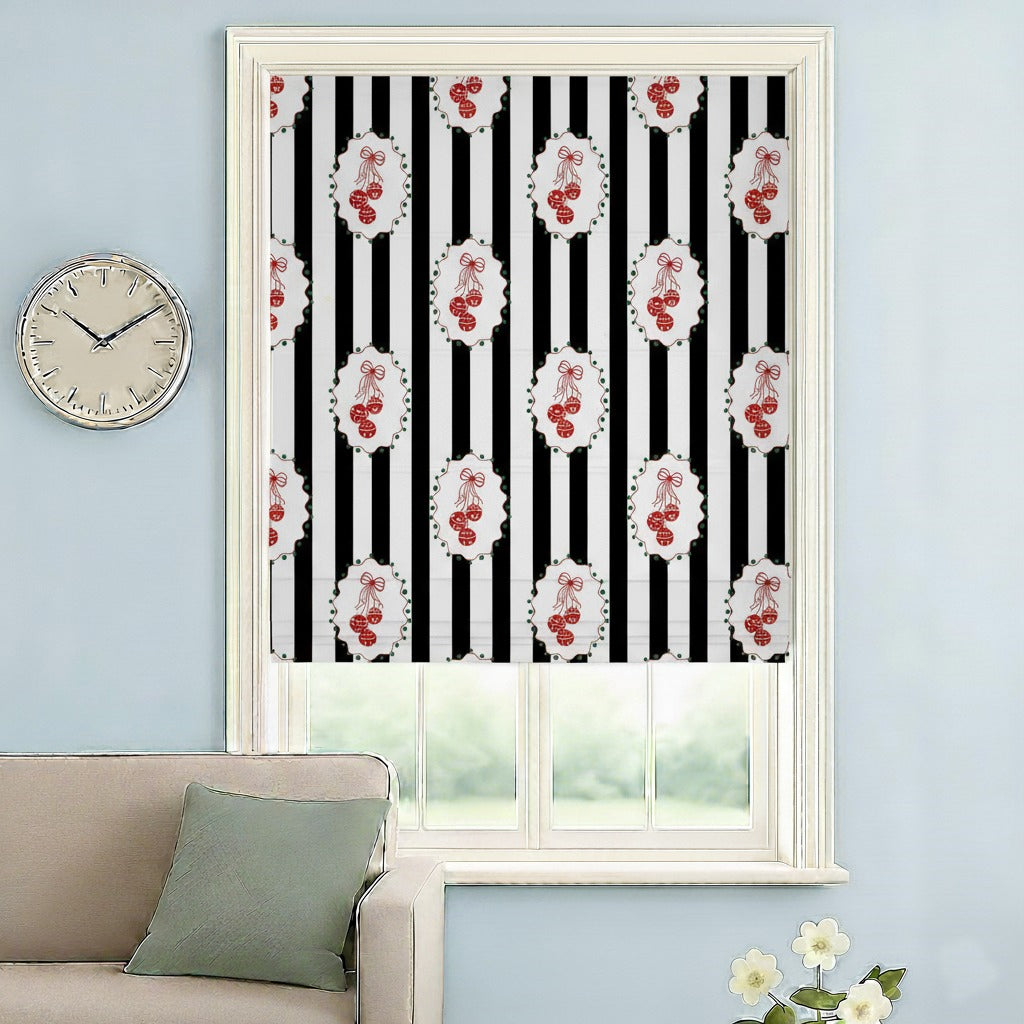 Iron Sleigh Bells Roman Shades